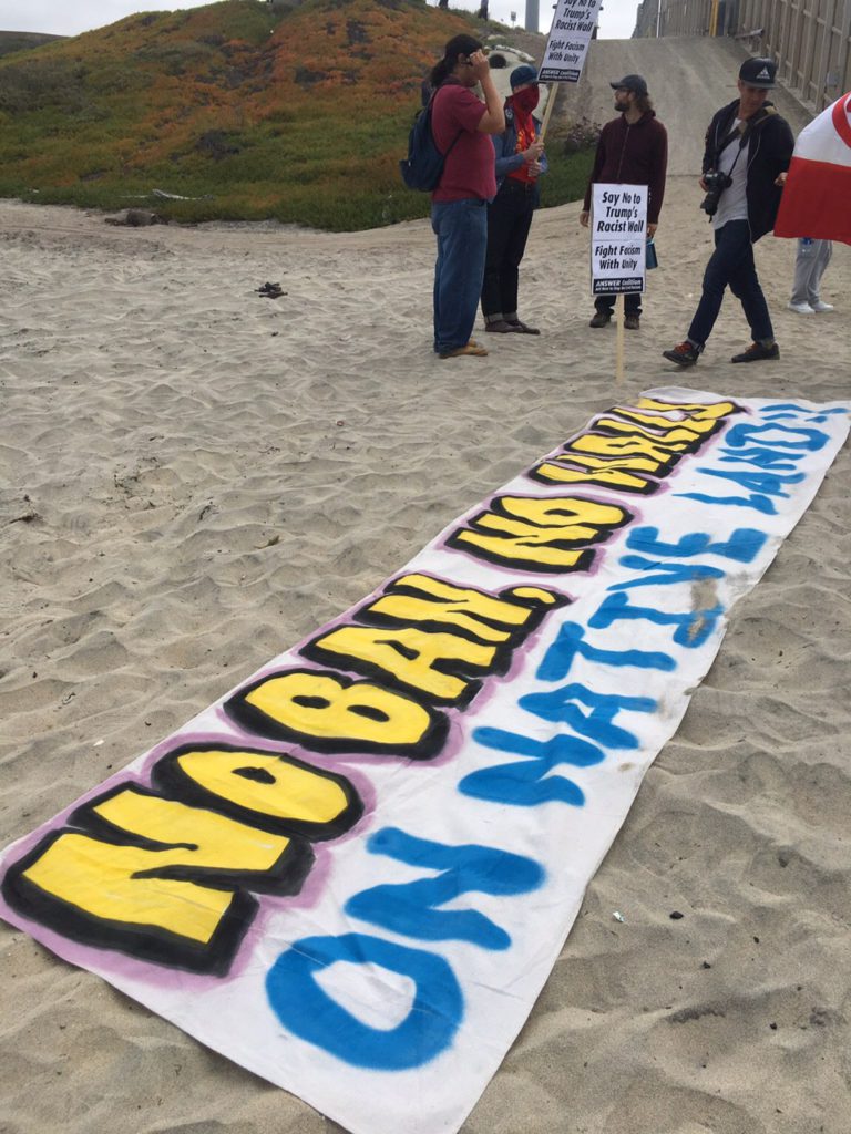 March Without Borders welcomes refugee caravan in San Diego and Tijuana ...