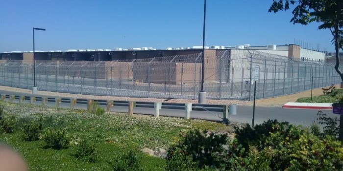 Community rallies for refugees outside private prison in Otay Mesa ...