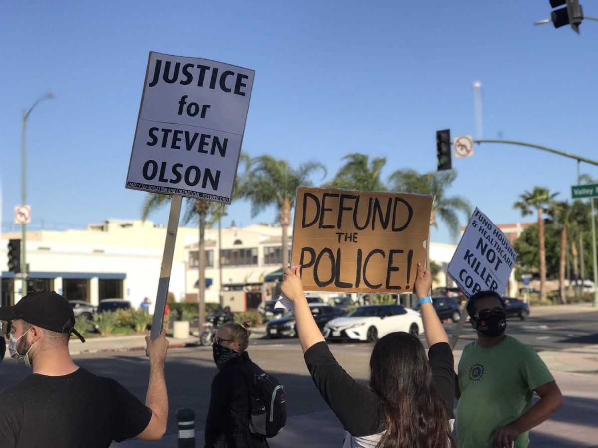 Escondido community demands justice after Steven Olson is killed by ...